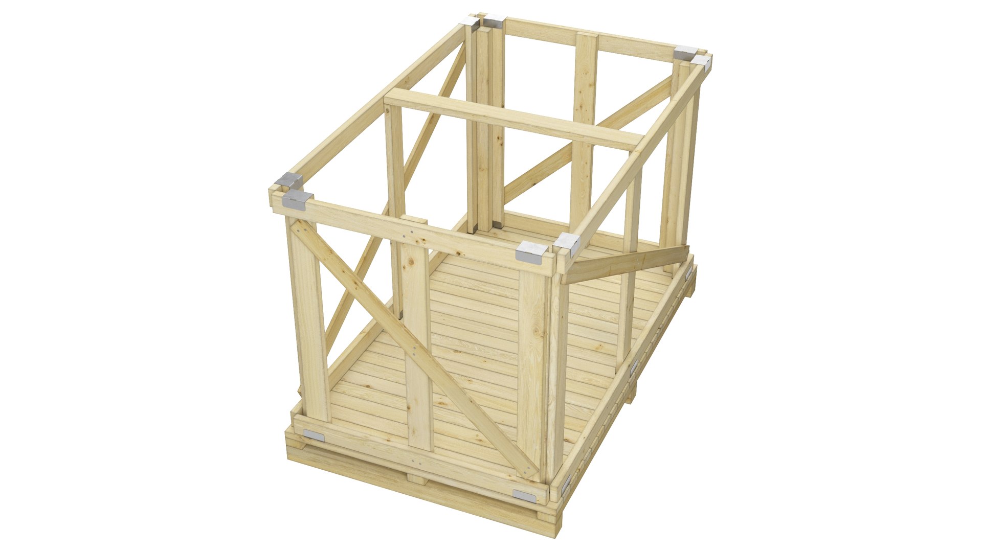 Shipping Crate 3D Model - TurboSquid 2044125