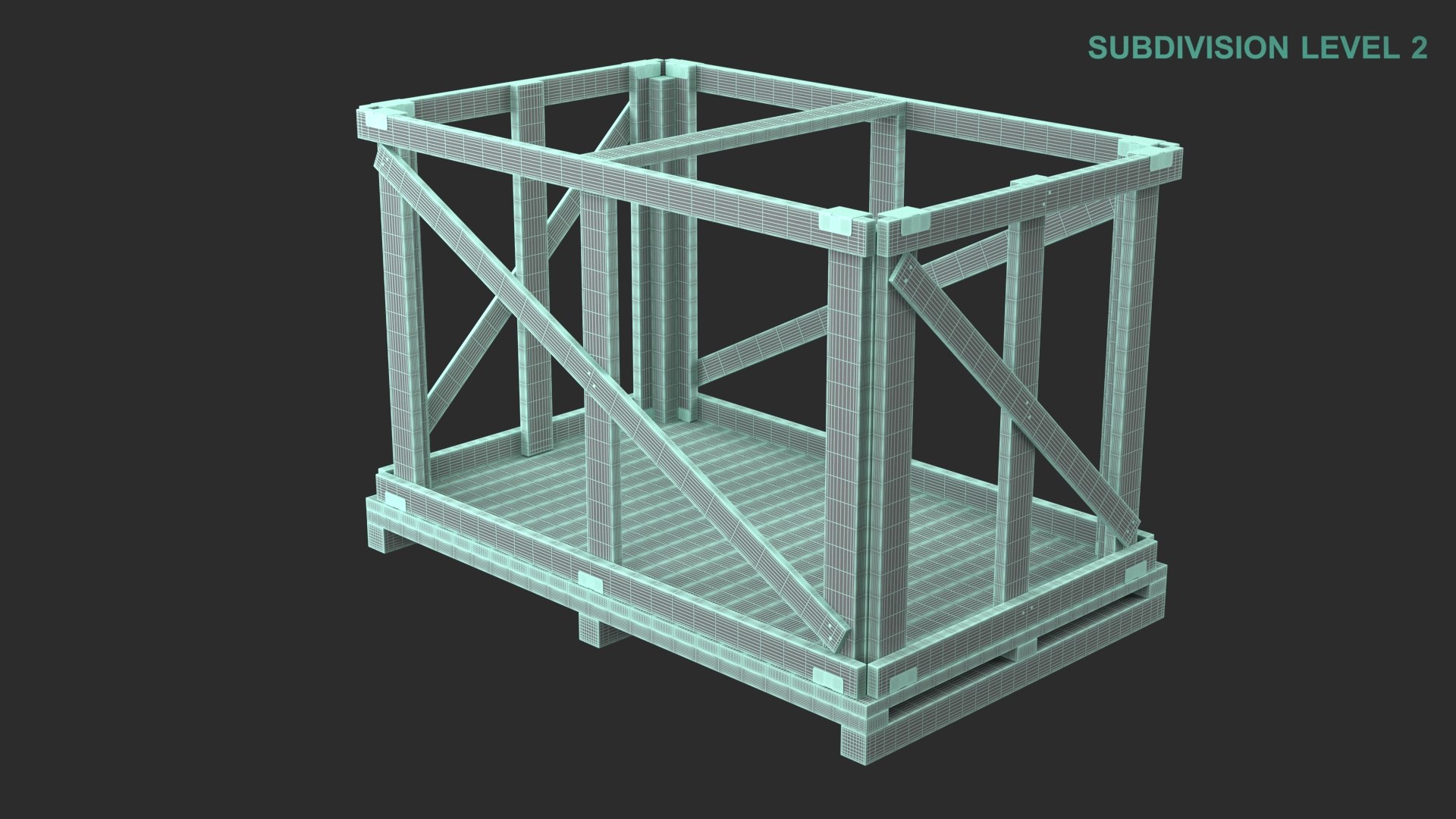 Shipping Crate 3D Model - TurboSquid 2044125