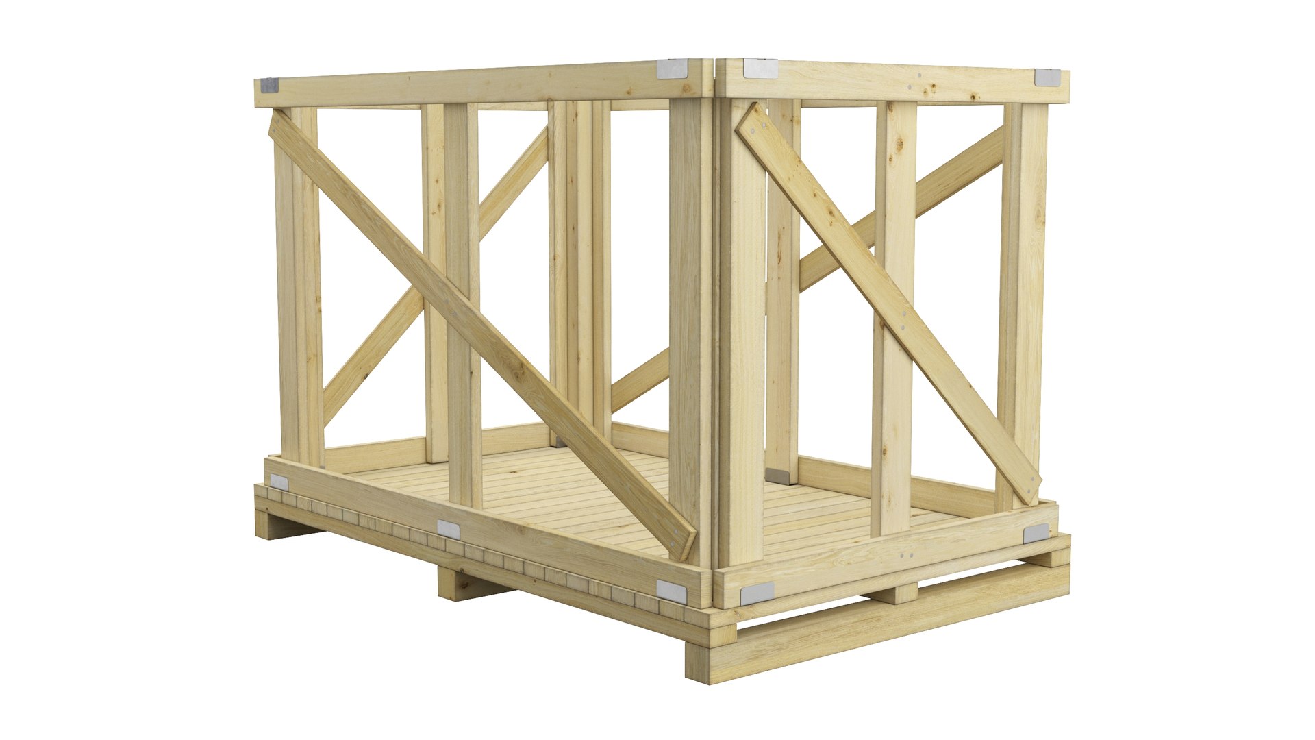 Shipping Crate 3D Model - TurboSquid 2044125