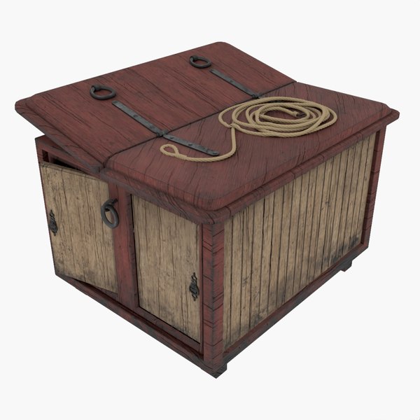 Old pirate crate 3D model - TurboSquid 2016920