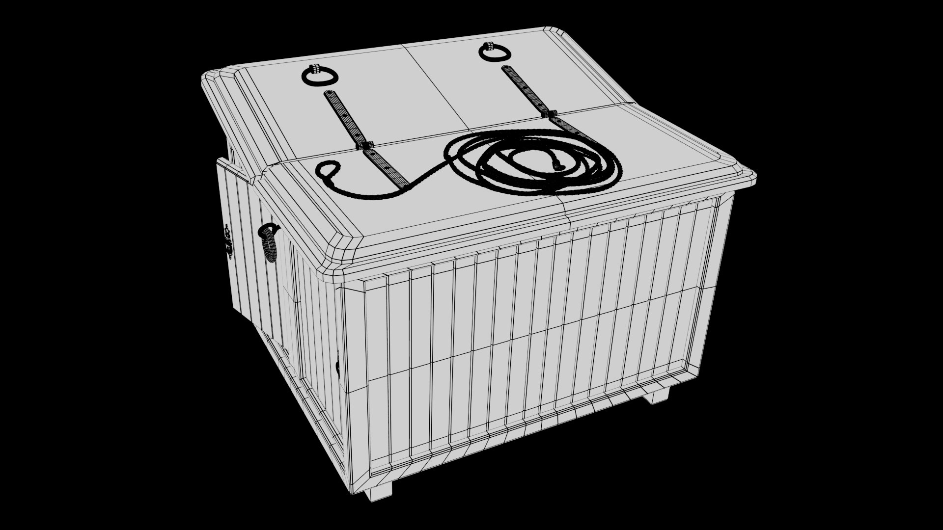 Old Pirate Crate 3D Model - TurboSquid 2016920