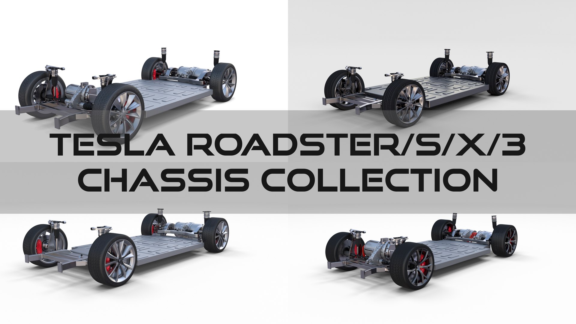 3D Model Tesla Chassis Roadster 3 - TurboSquid 1329795