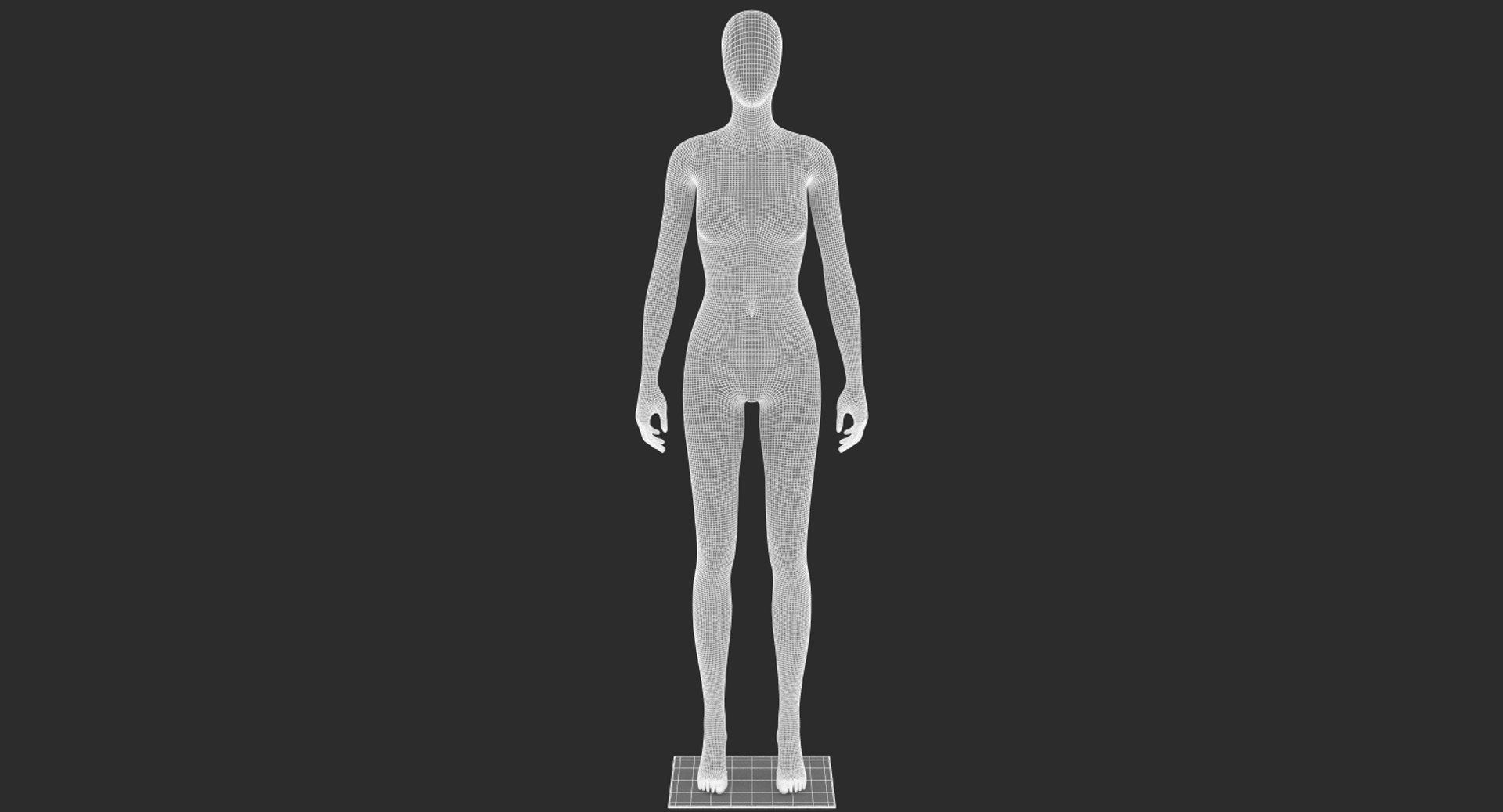 Female Mannequin Neutral Pose Model - TurboSquid 1419469