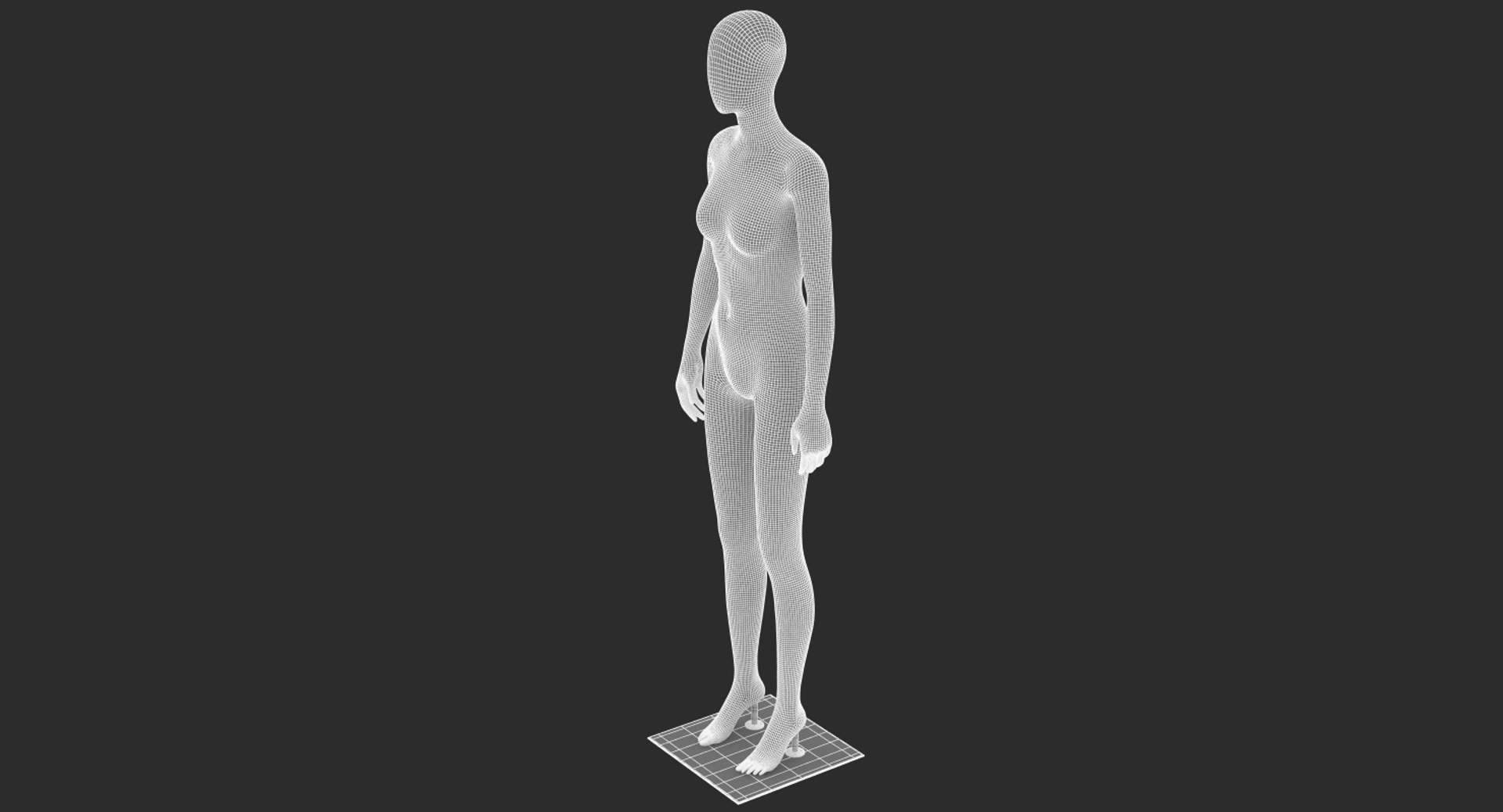 Female Mannequin Neutral Pose Model - TurboSquid 1419469