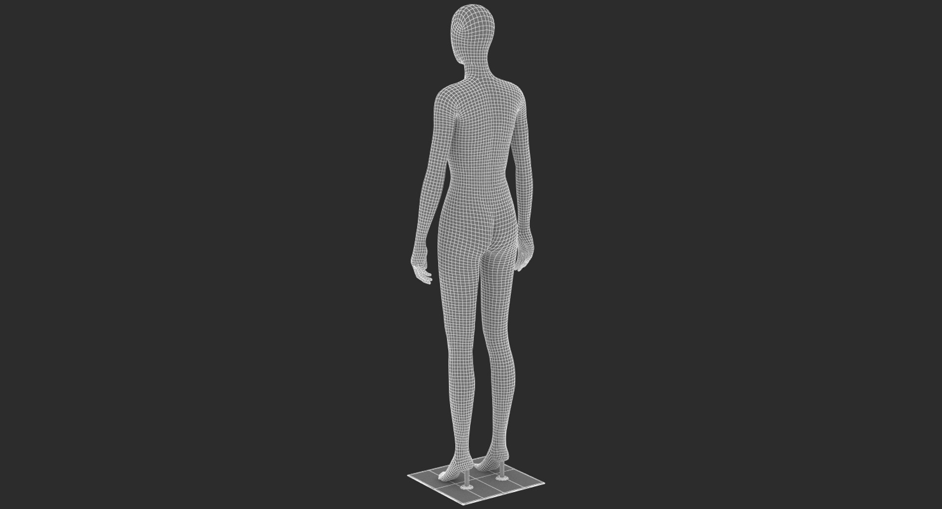 Female mannequin neutral pose model - TurboSquid 1419469
