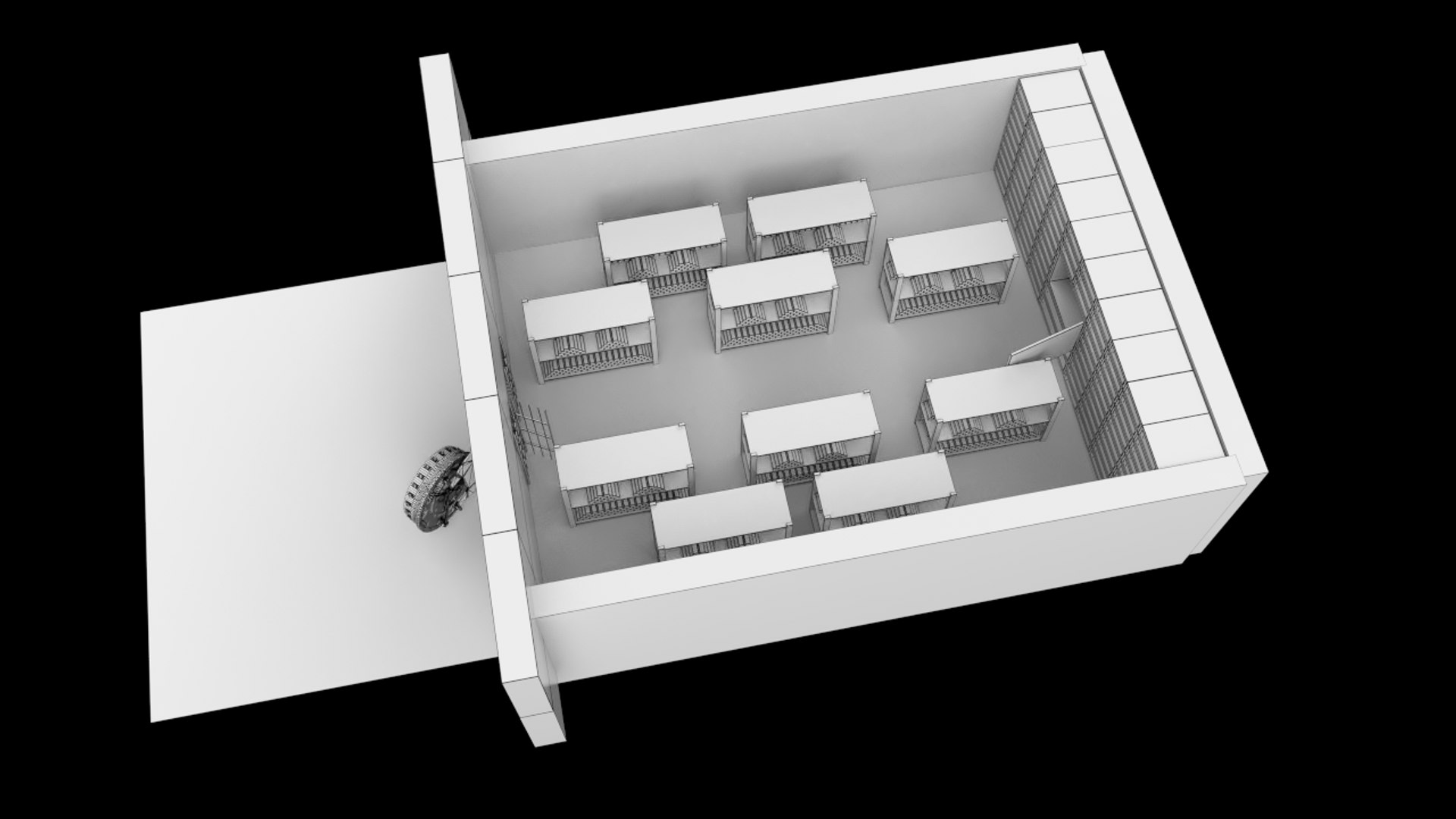 Bank Vault 3D Model - TurboSquid 1432886