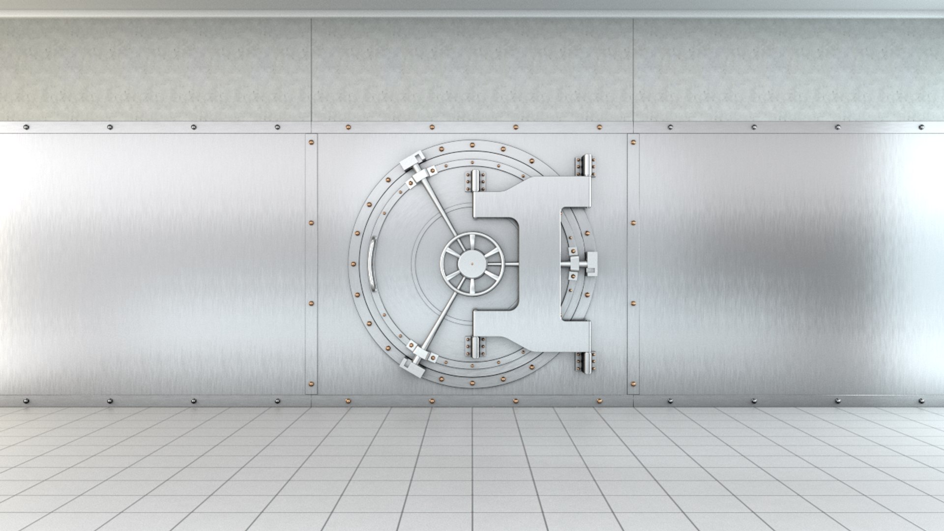 Bank Vault 3D Model - TurboSquid 1432886
