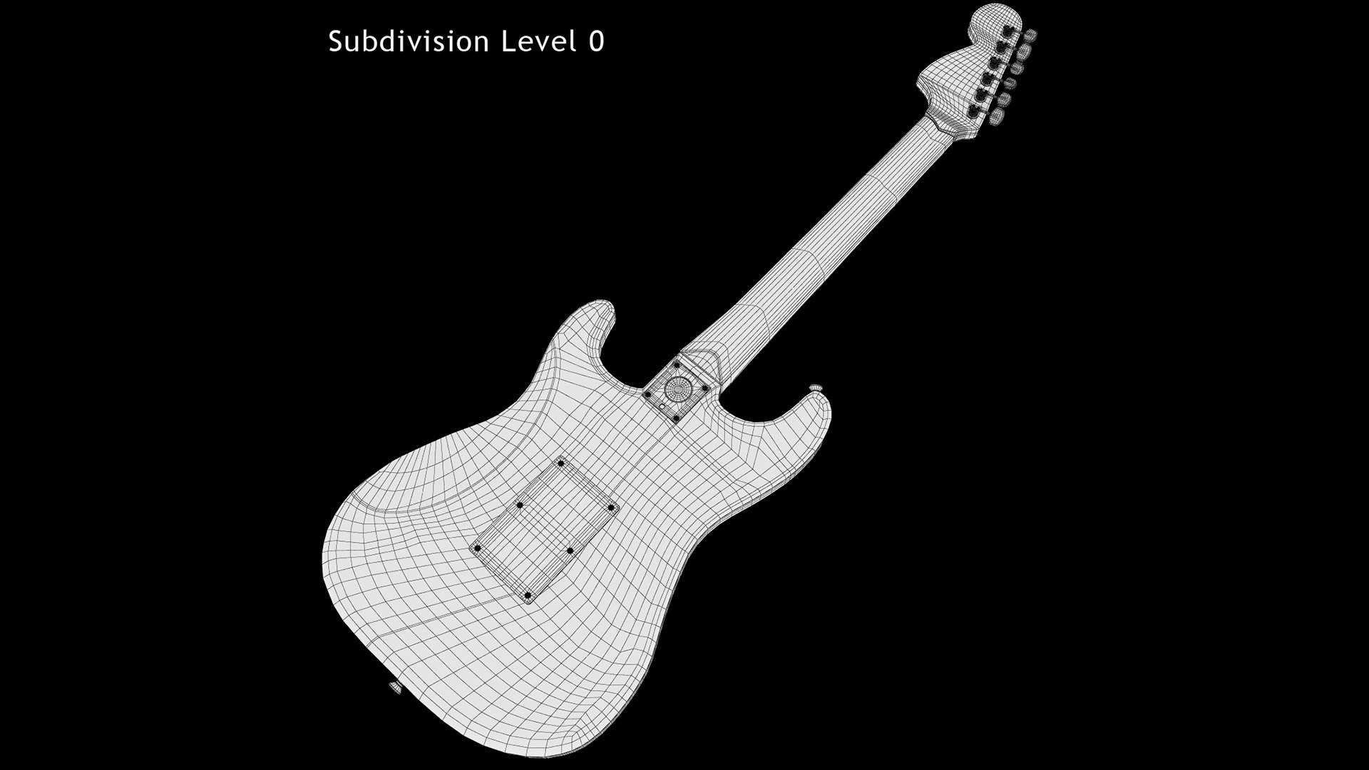 Electric Guitar Model - TurboSquid 2402916