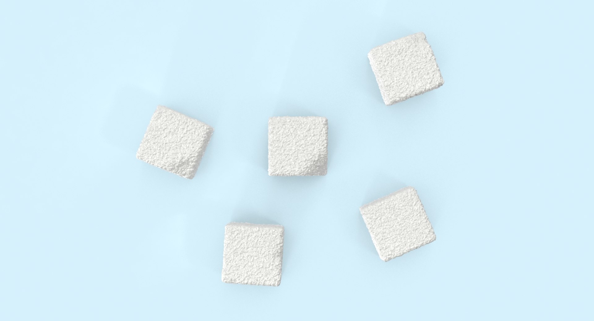 3d Model Sugar Cubes