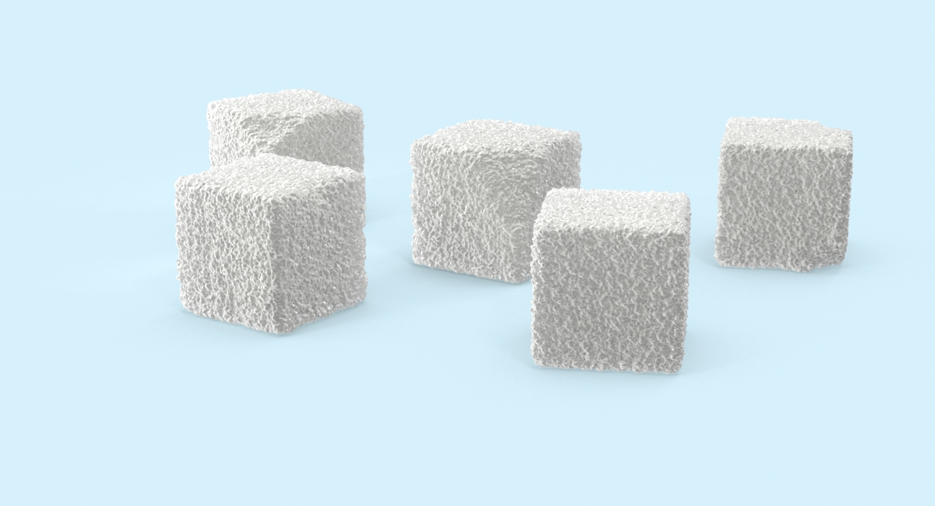 3d Model Sugar Cubes