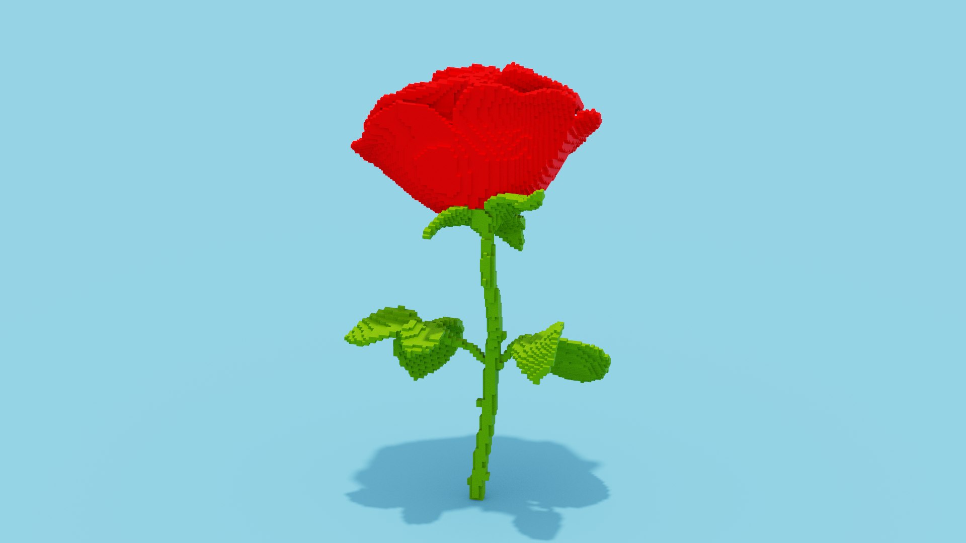 Red Rose 3D Model - TurboSquid 2183593
