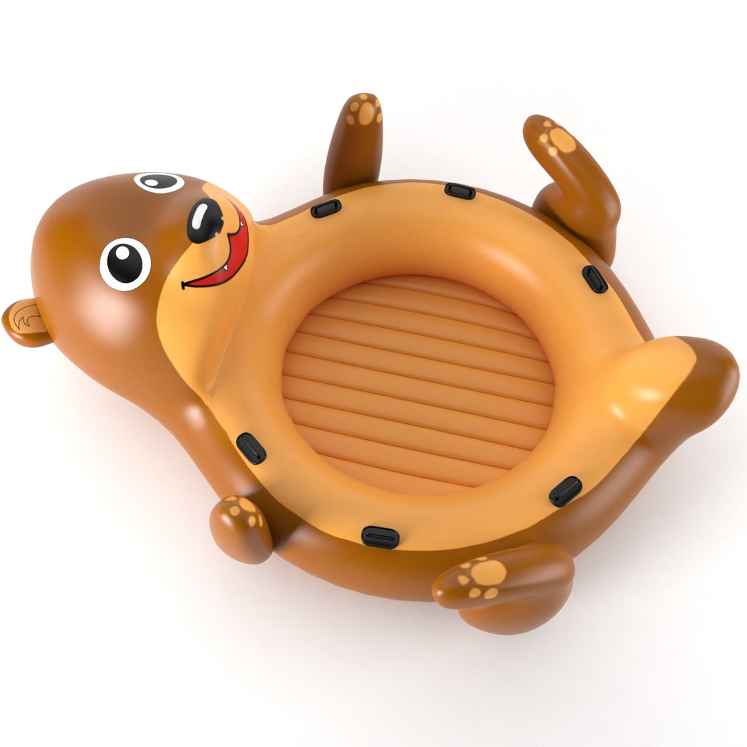 Inflatable otter 3D model - TurboSquid 1301672