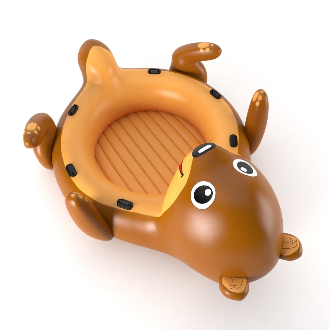 Inflatable otter 3D model - TurboSquid 1301672