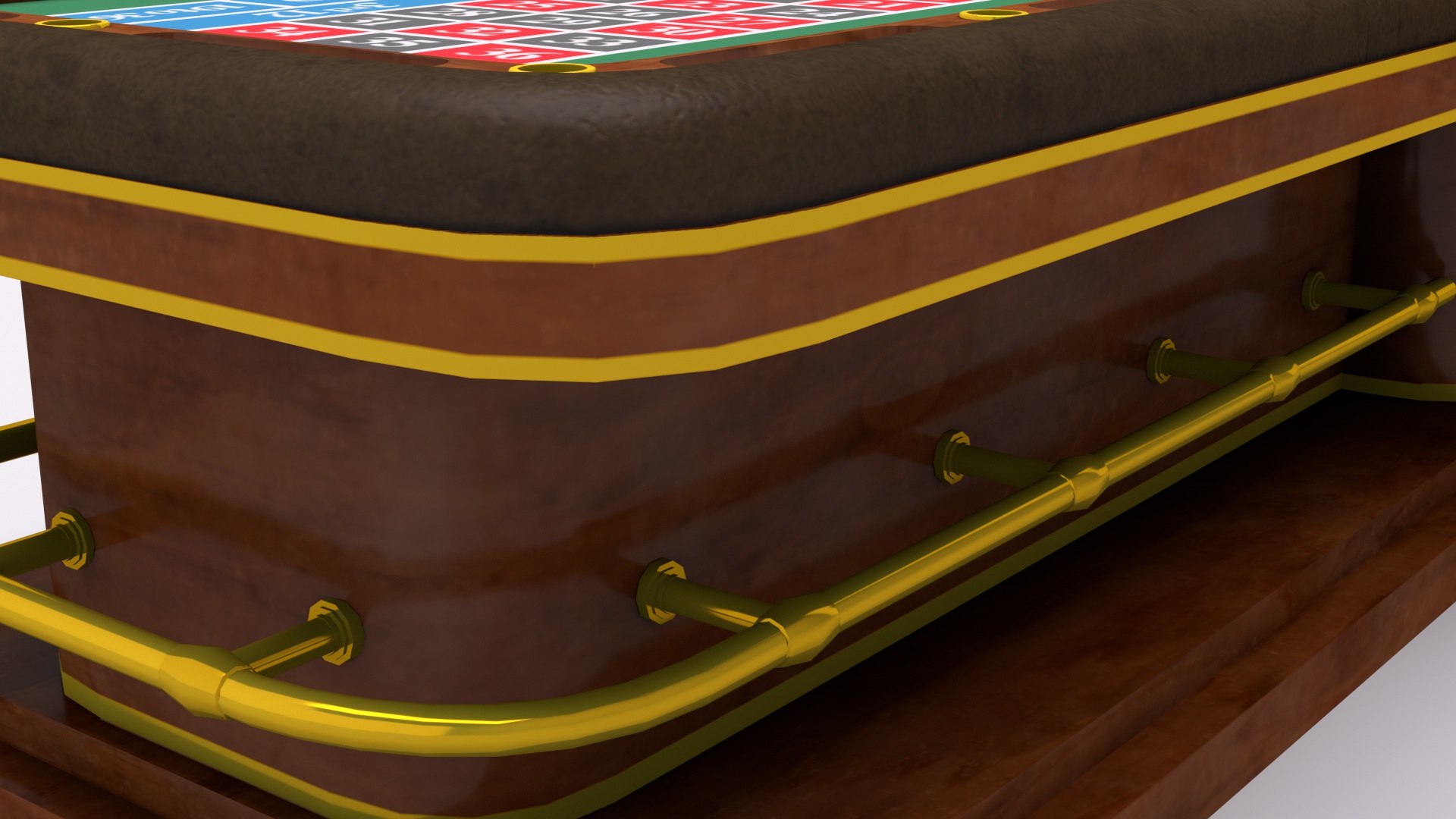 Roulette Table 3D - TurboSquid 1985368