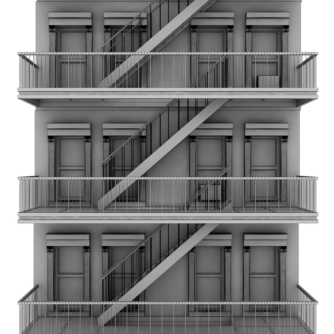 3D Modular Apartment Building New York Model - TurboSquid 1386667