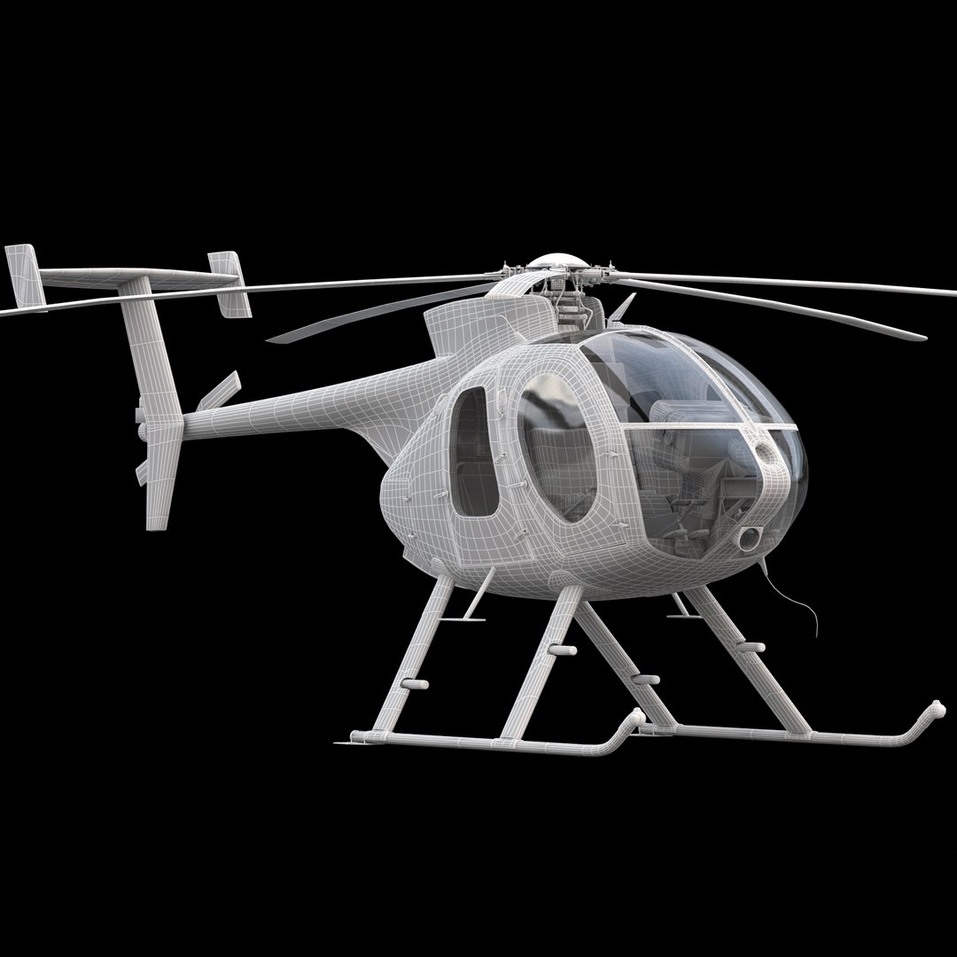 3d Md Helicopter Model