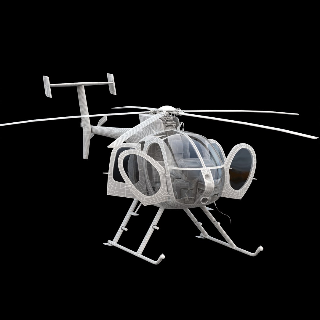 3d Md Helicopter Model
