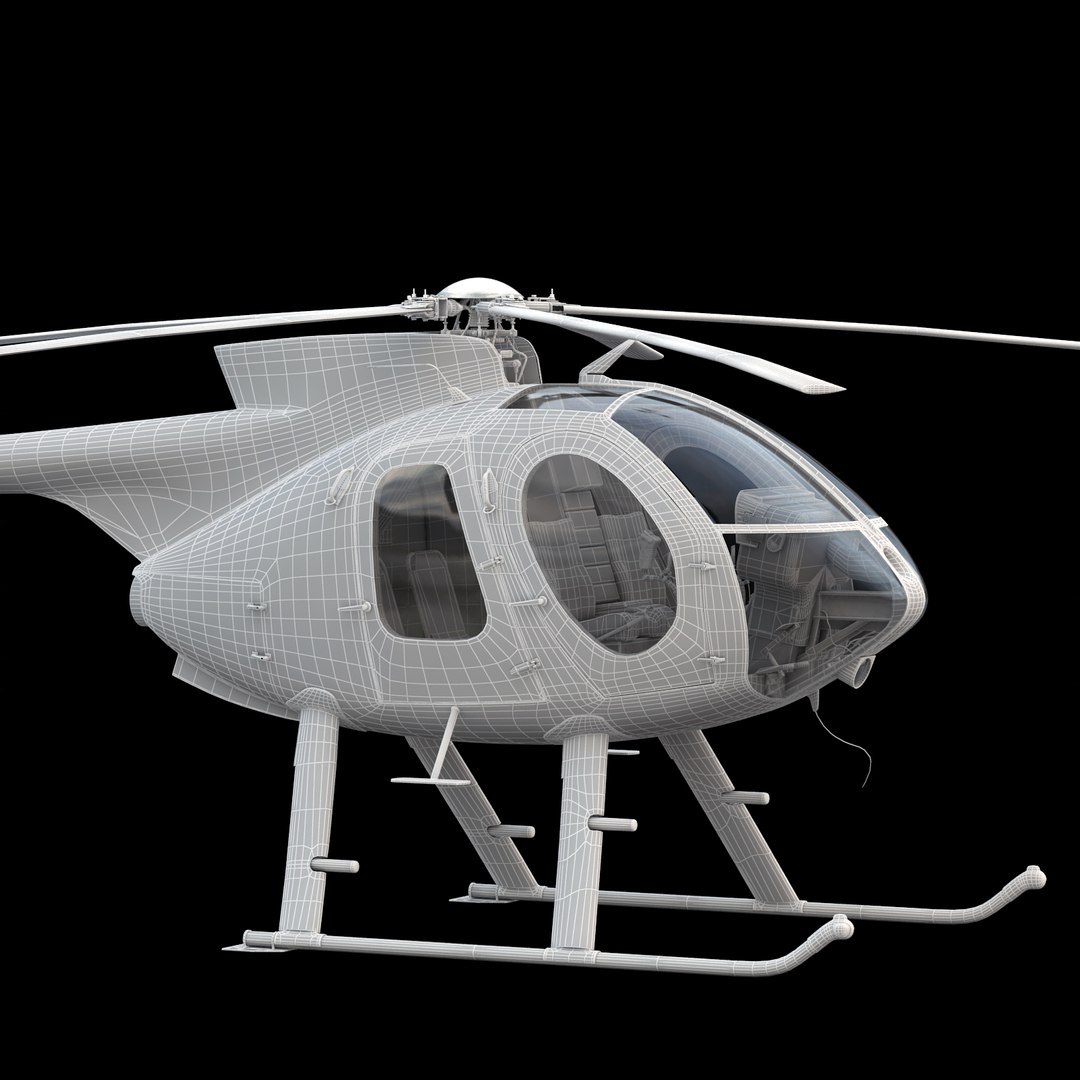 3d Md Helicopter Model