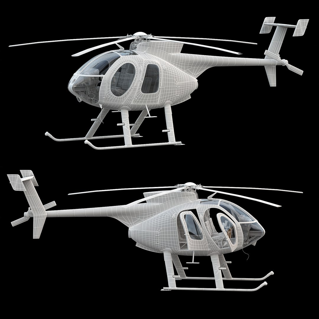 3d Md Helicopter Model