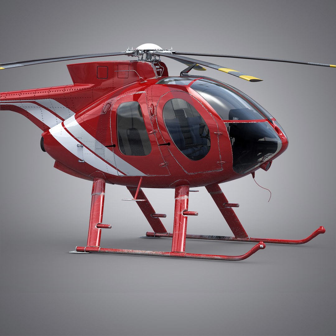3d Md Helicopter Model
