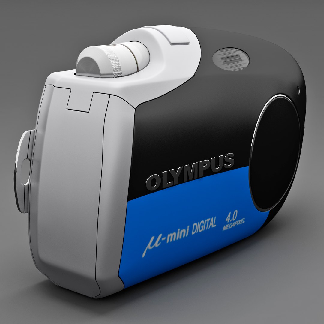 3d Olympus M Mini Blue Model