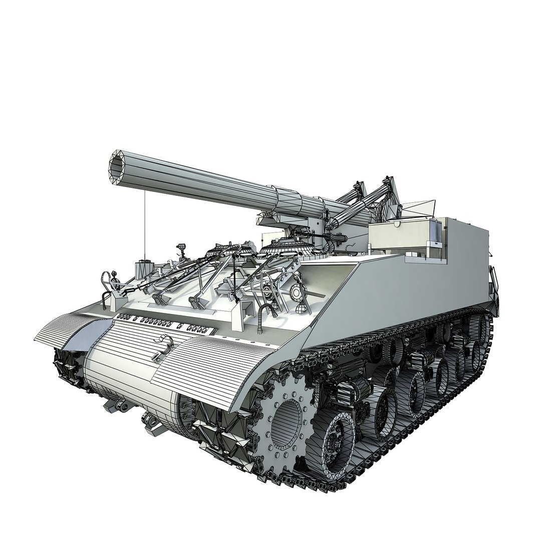 tank m40 3d model