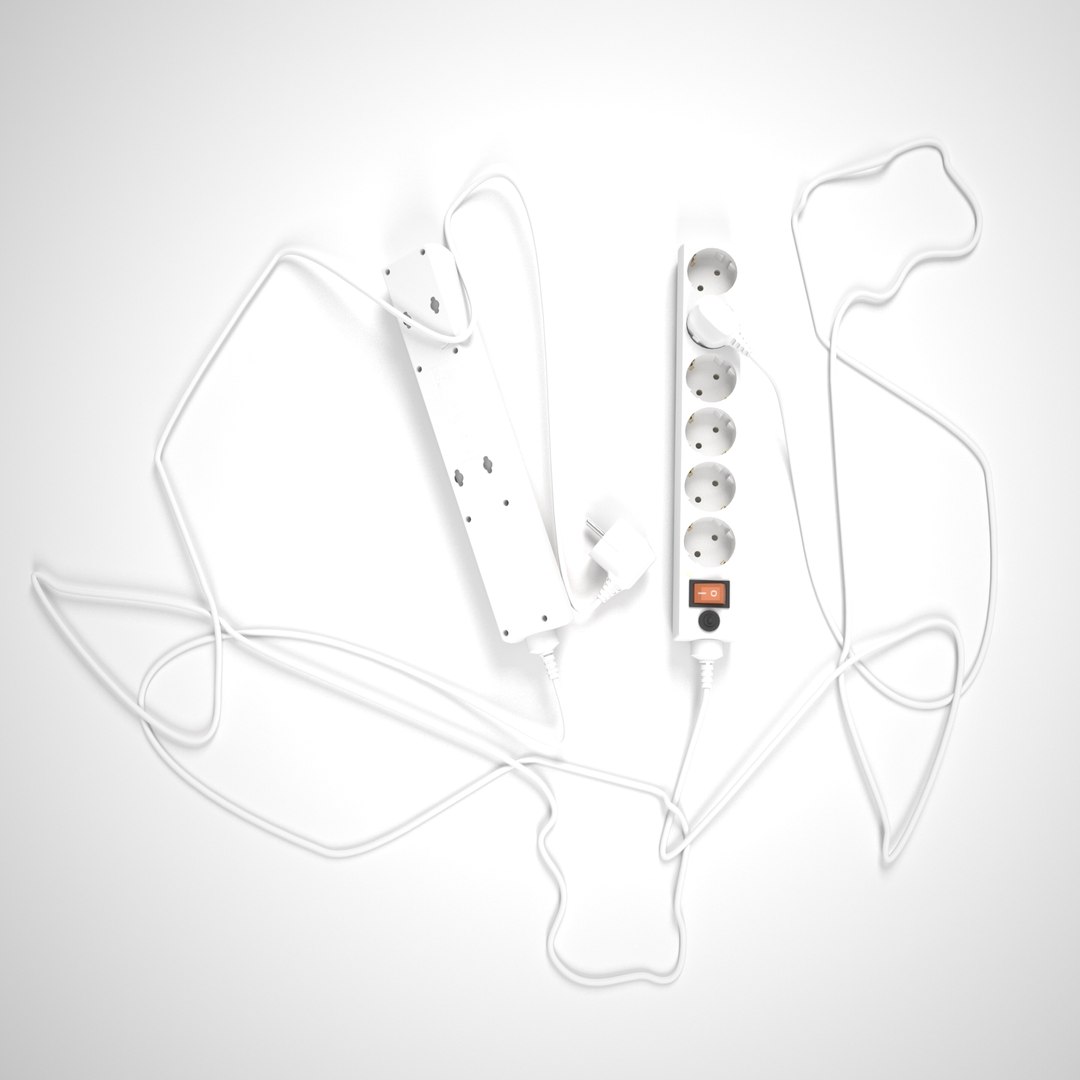 3d Model Power Strip