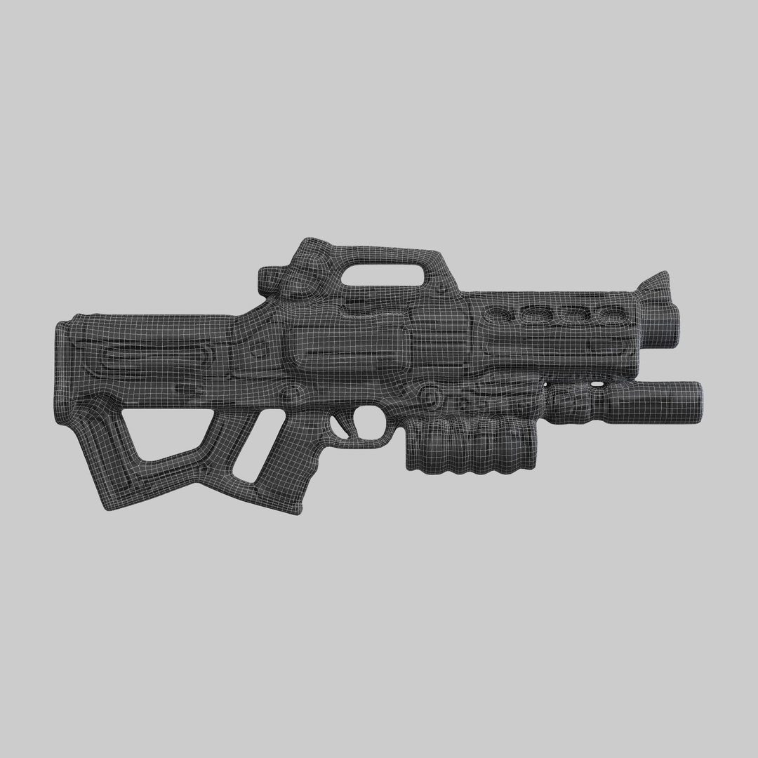 3D Sci-Fi Rifle - TurboSquid 2288754