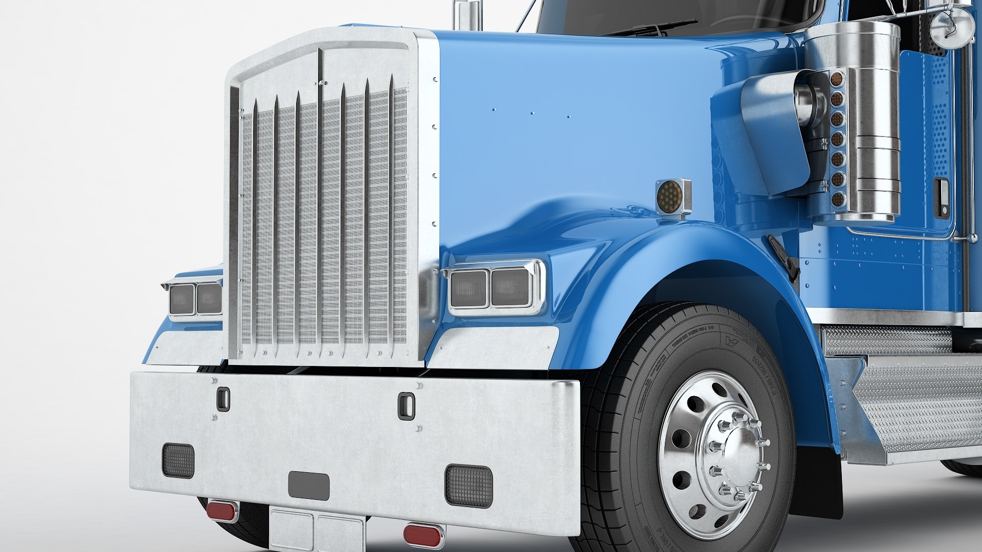 Generic Semi Truck Trailer 05 3D model - TurboSquid 2141519