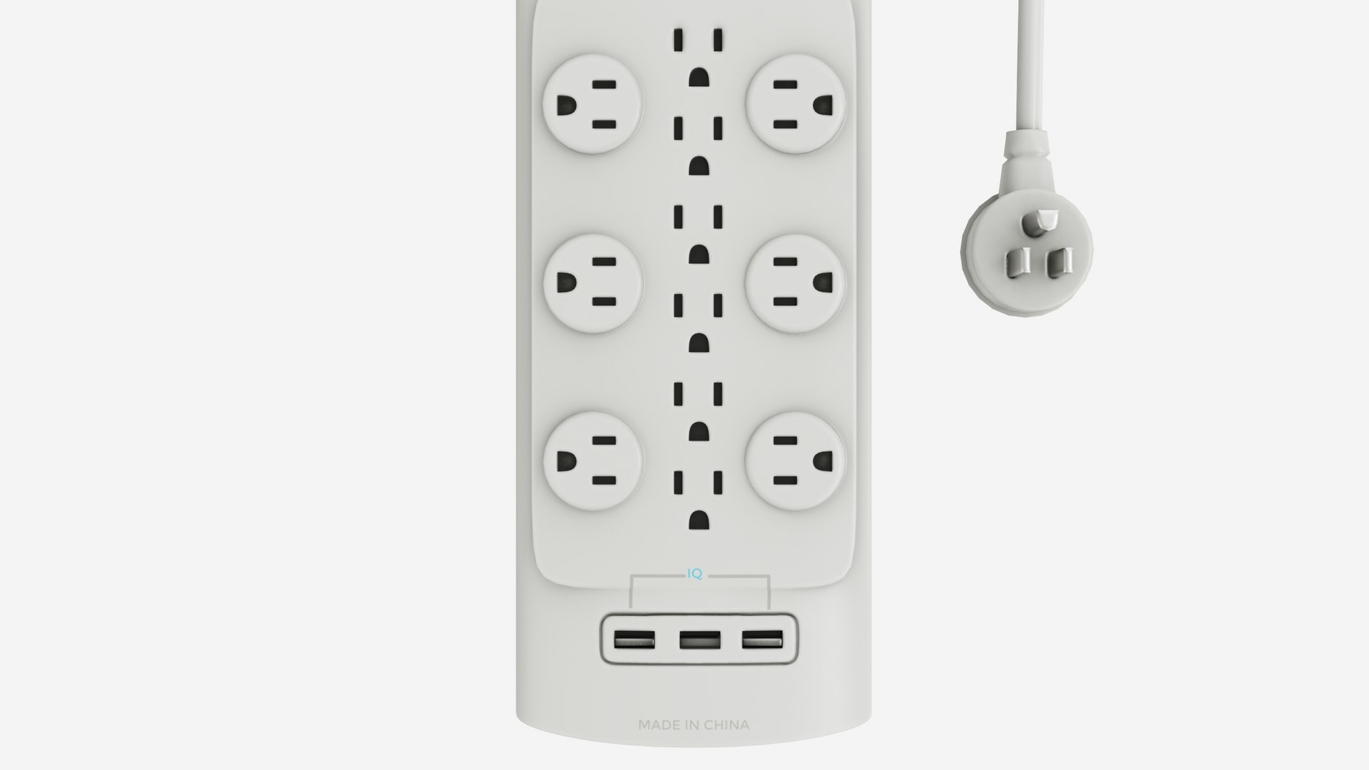 US Power Strip 3D Model - TurboSquid 1894615