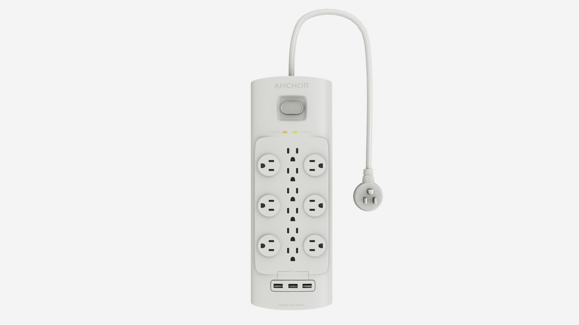 US Power Strip 3D Model - TurboSquid 1894615