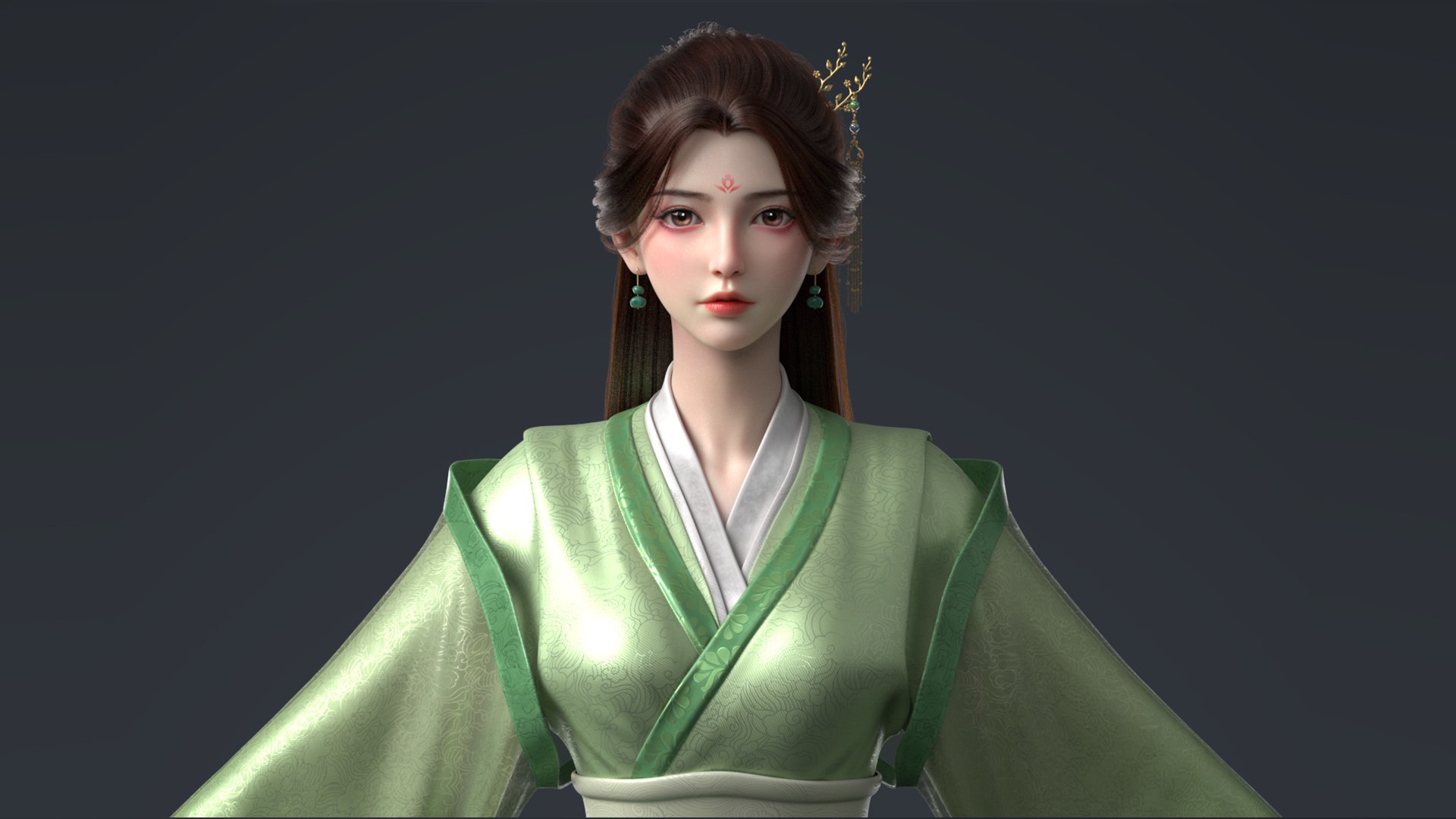 Beauty In Ancient Costume Beautiful Virtual Human 3D Model - TurboSquid ...