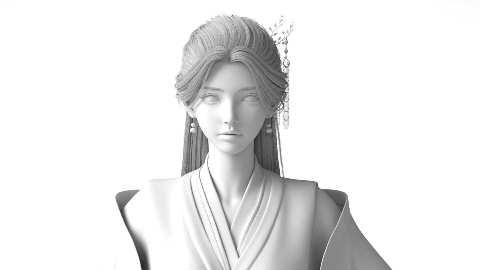 Beauty In Ancient Costume Beautiful Virtual Human 3D Model - TurboSquid ...