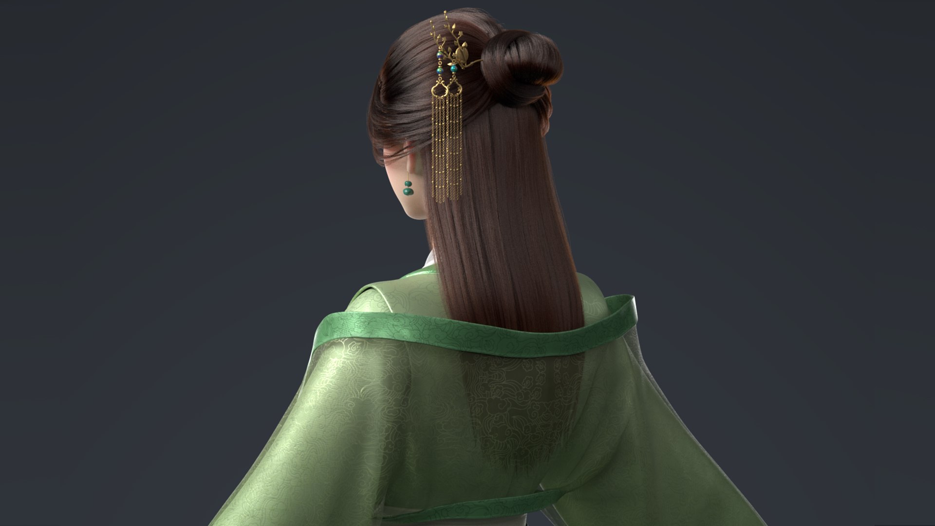 Beauty In Ancient Costume Beautiful Virtual Human 3D Model - TurboSquid ...