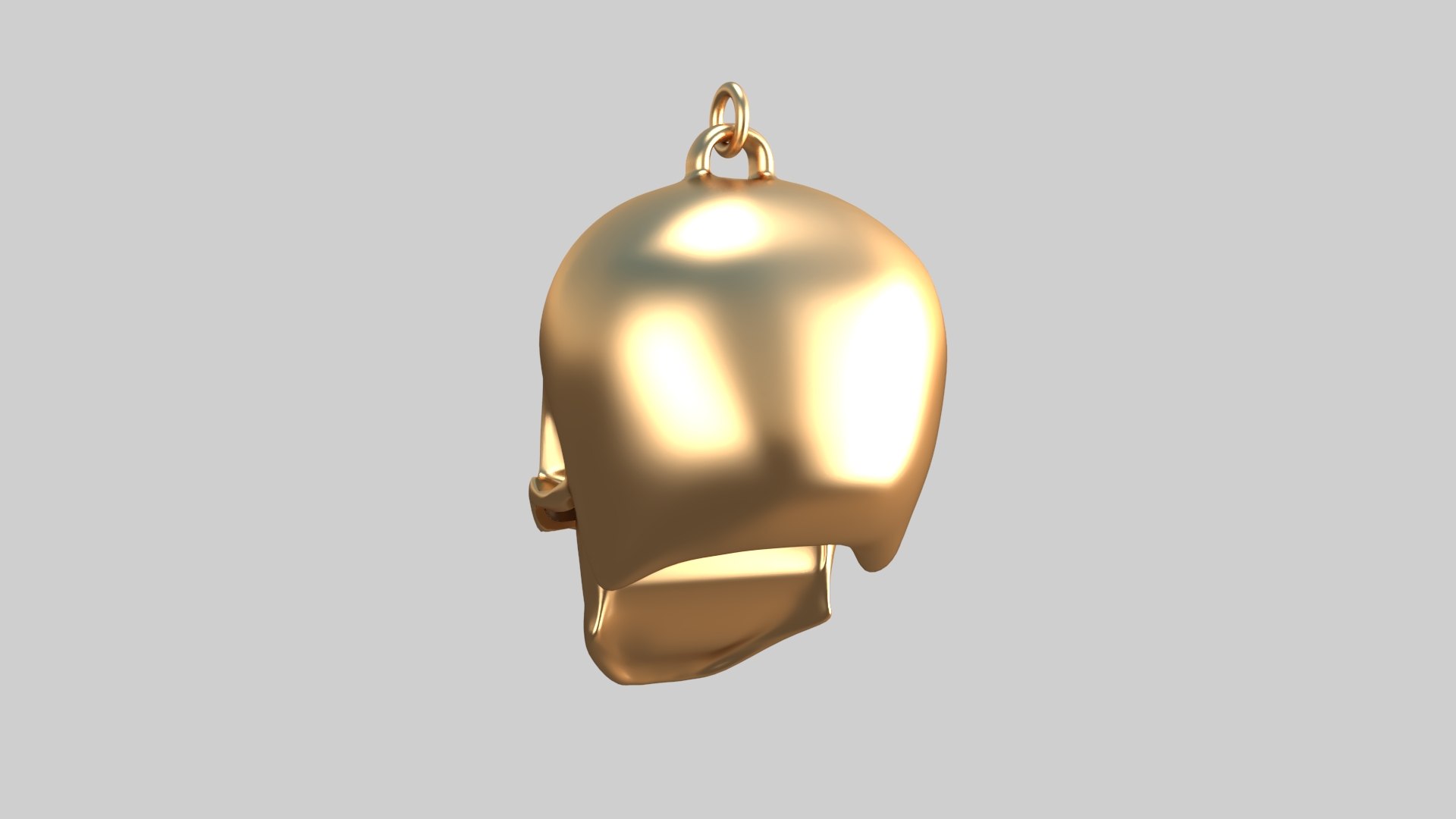 Skull Pendant Copper 3D Model - TurboSquid 2334528