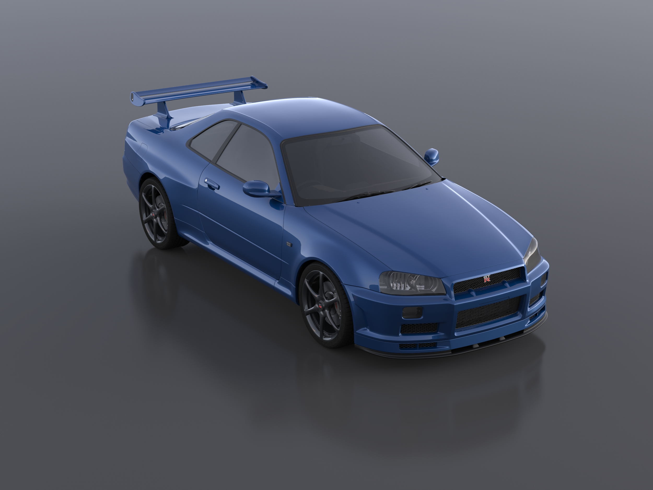 3D nissan skyline gt-r model - TurboSquid 1472267