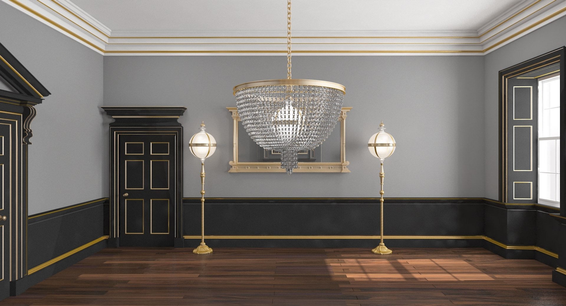 3D Classical Interior Model - TurboSquid 1198912