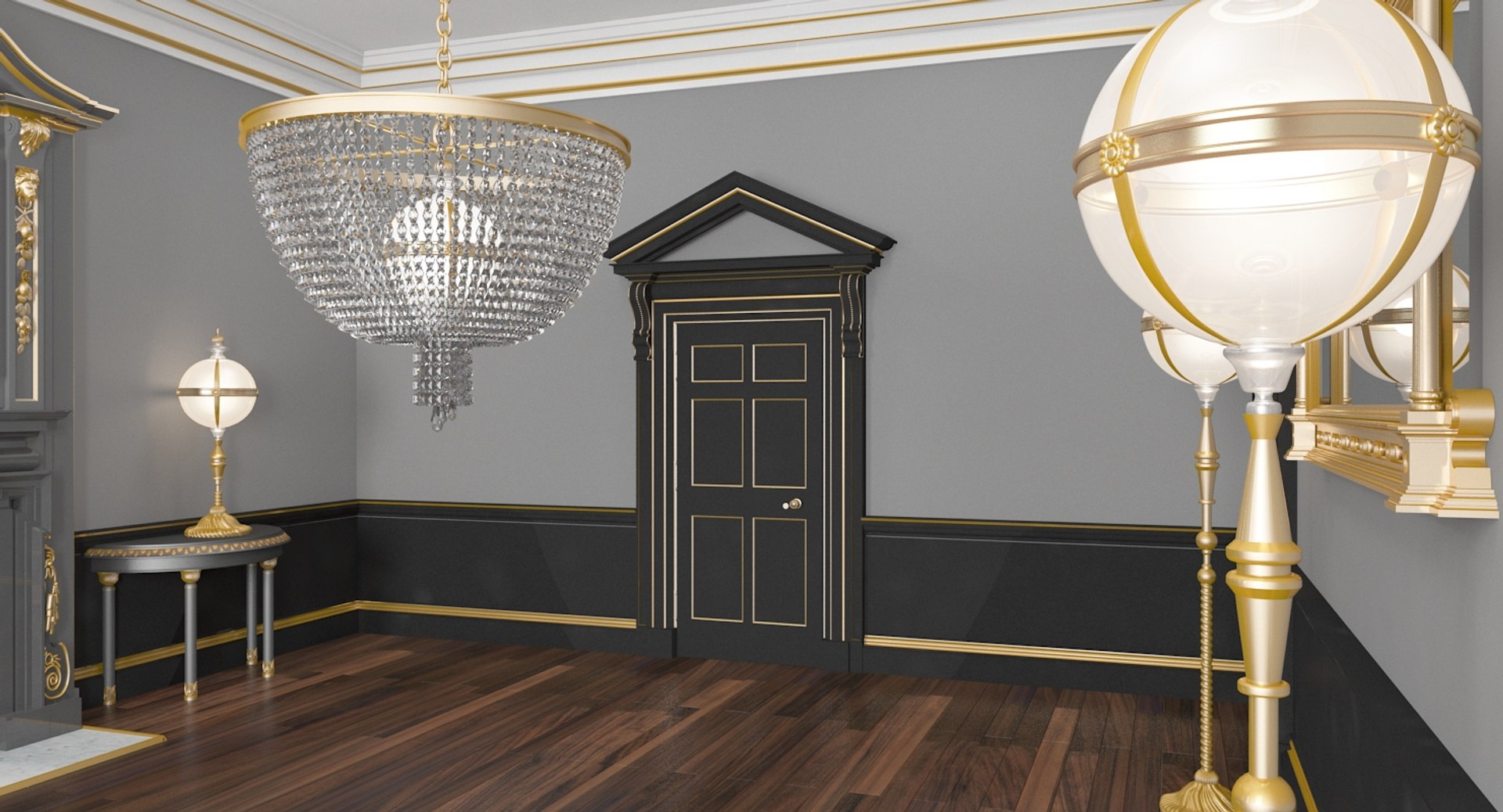 3D Classical Interior Model - TurboSquid 1198912