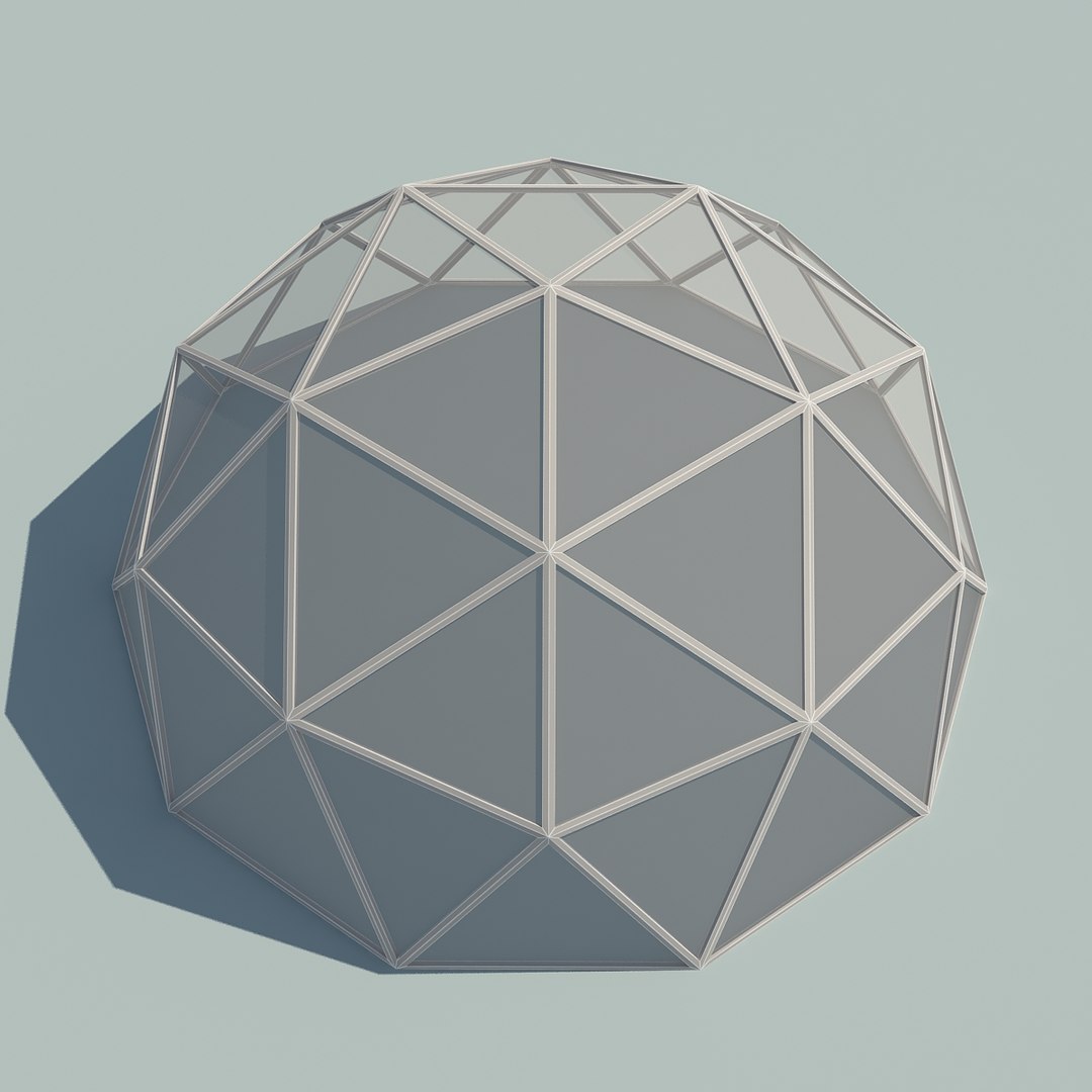 Dome Geodesic 3d Model