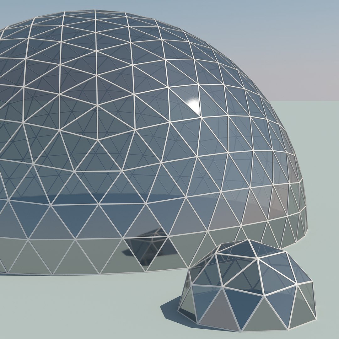 Dome Geodesic 3d Model