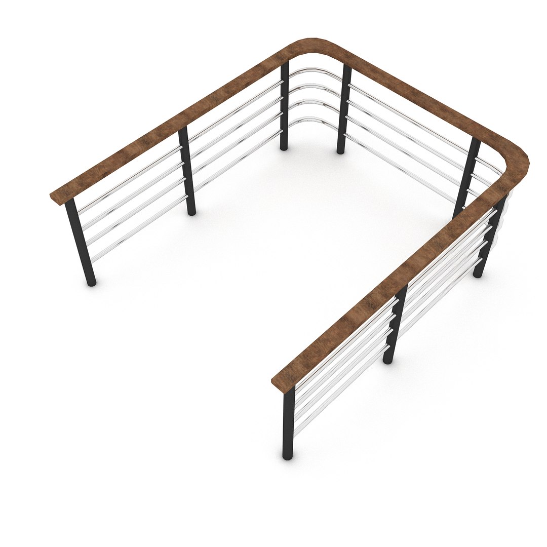3D Railing 05 - TurboSquid 1860801