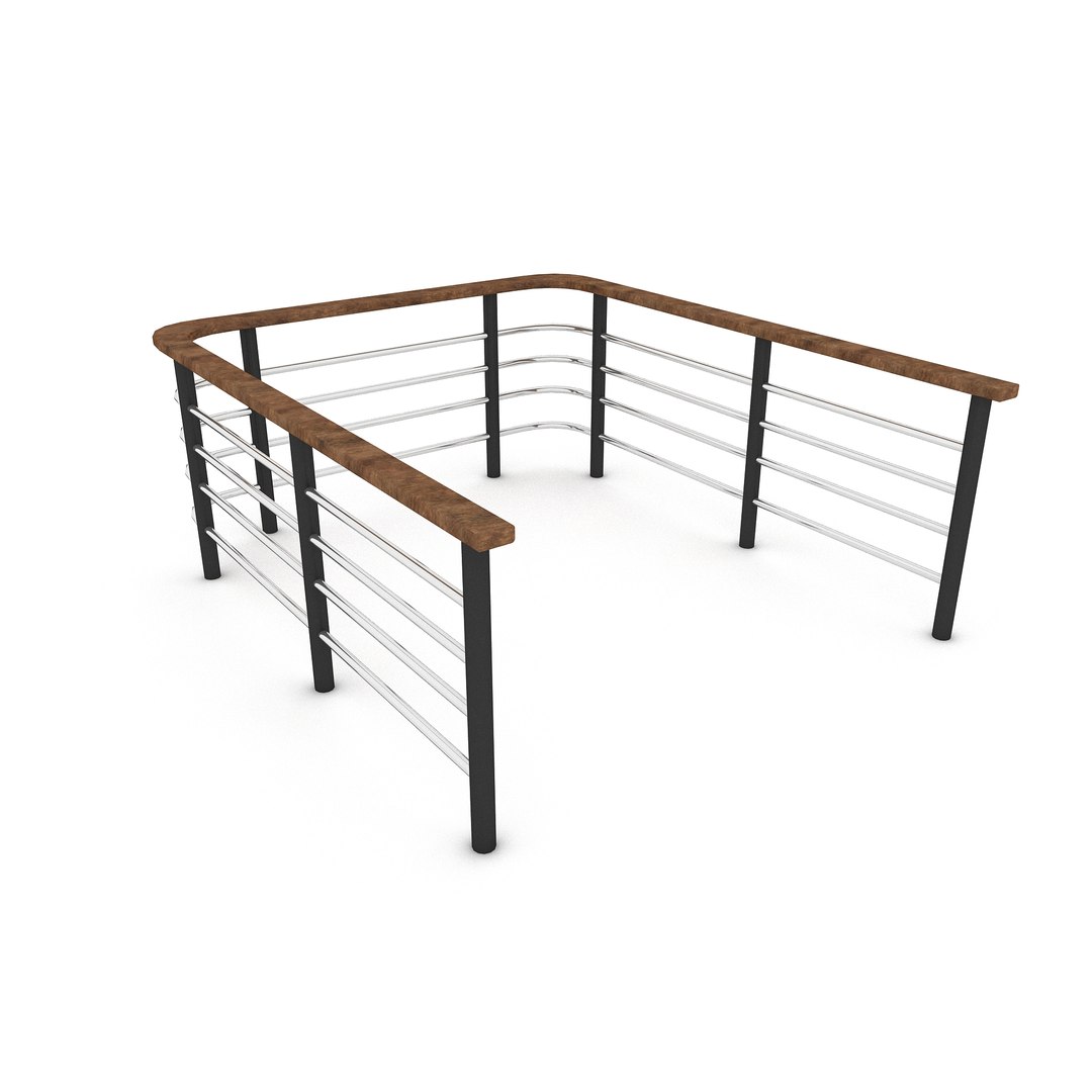 3D Railing 05 - TurboSquid 1860801