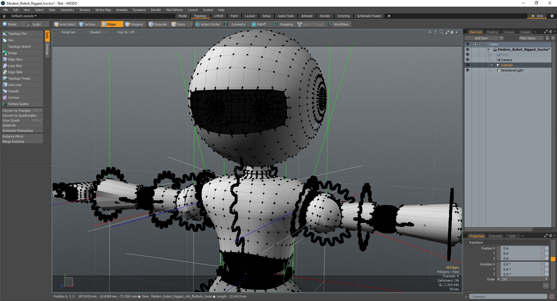 3D Modern Robot Rigged Modo Model - TurboSquid 1511668