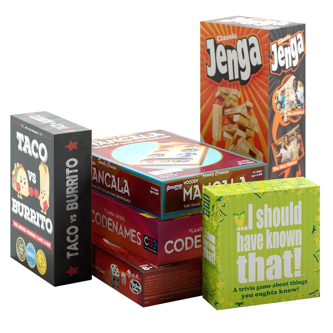 Board Games Pack 3 3D Model - TurboSquid 1983903