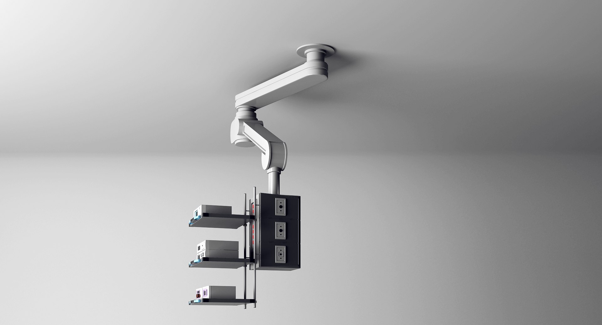 3D realistic operation room ceiling model - TurboSquid 1216205