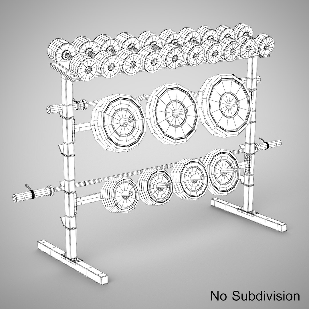 max barbell weight rack