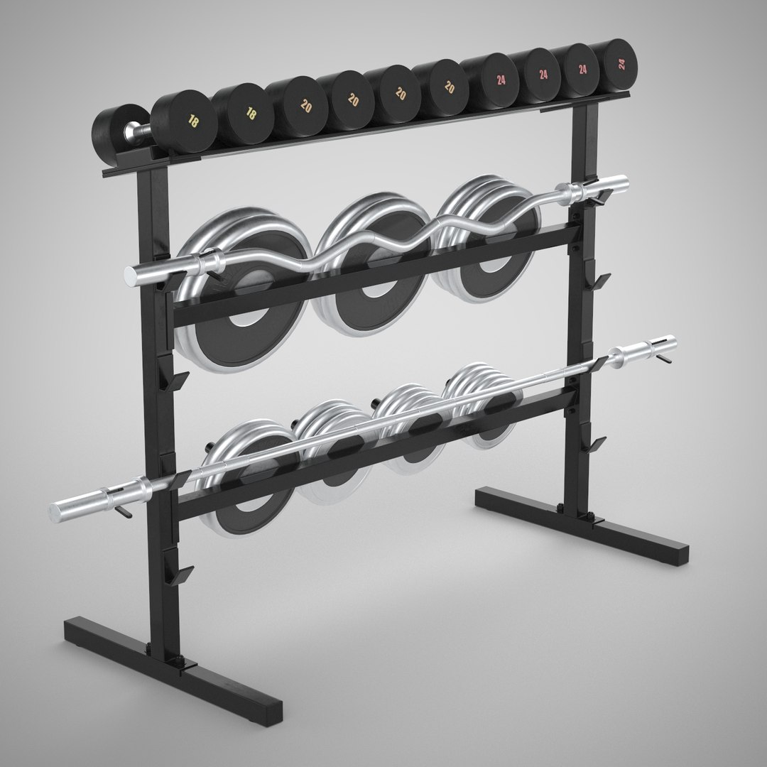 max barbell weight rack