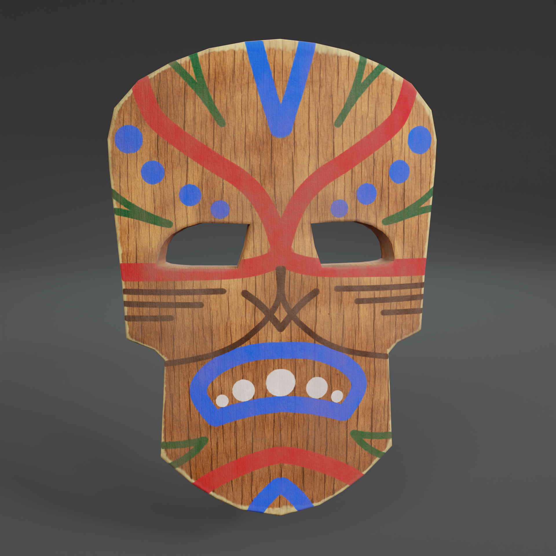 Shaman Mask Modelo 3D - TurboSquid 1520116