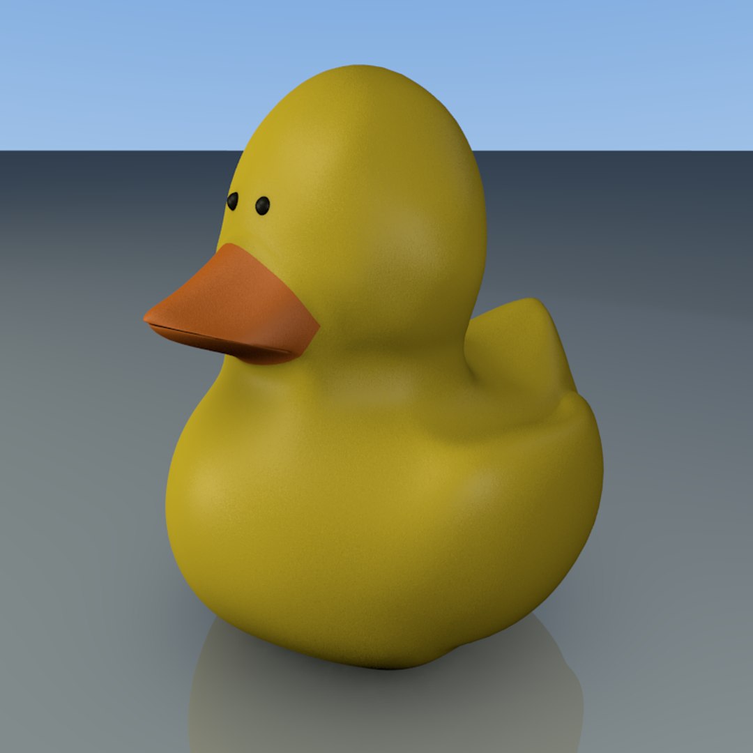 Rubber Ducky 3d Obj