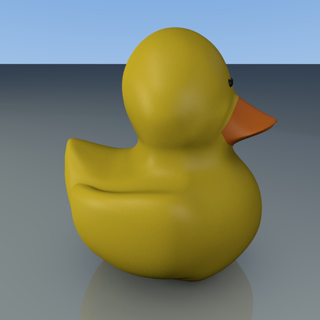 Rubber Ducky 3d Obj